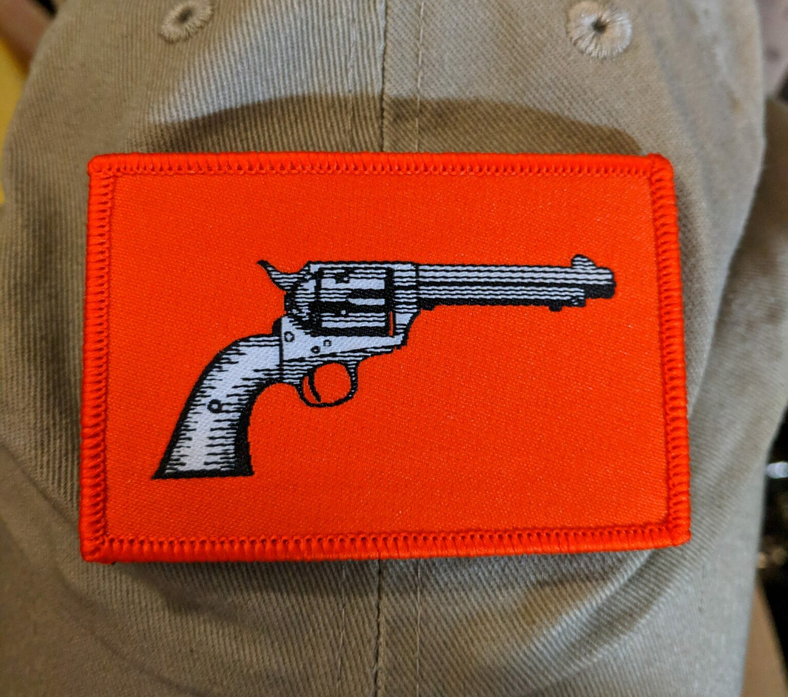 Red Revolver Patch - Badgerhound Supply Co