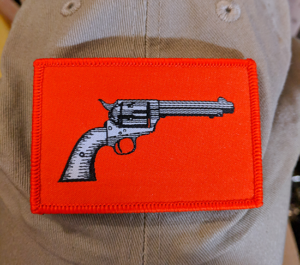 Red Revolver Patch - Badgerhound Supply Co