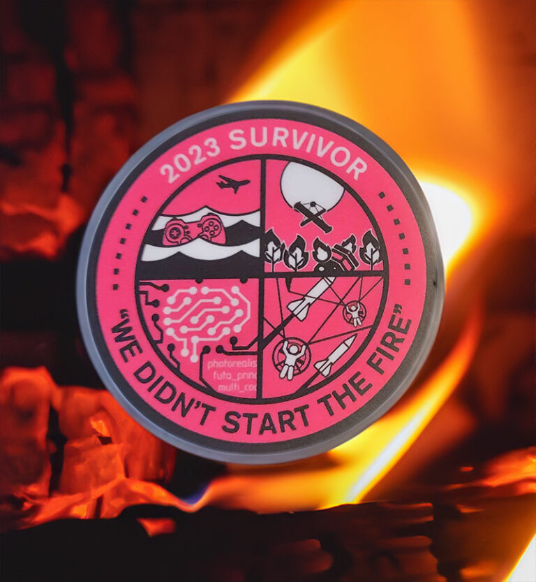 2023 Survivor Sticker - Badgerhound Supply Co